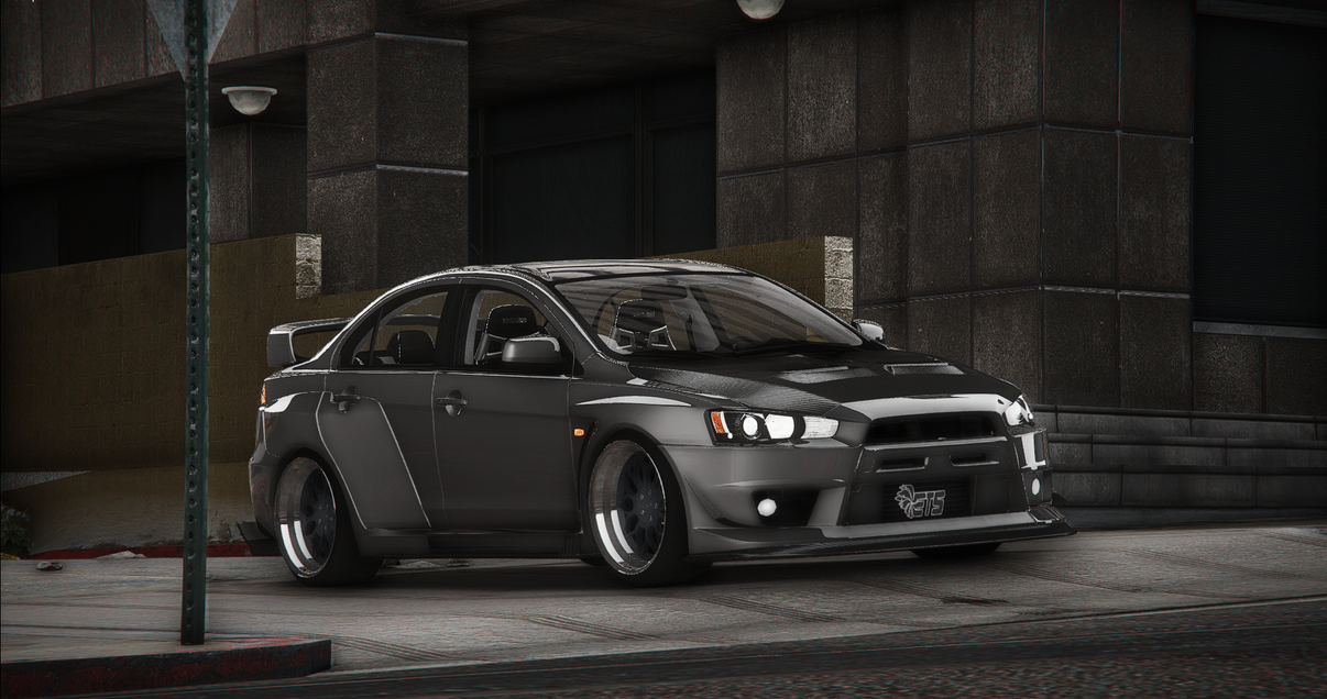(Debadged) Mitsubishi Lancer Evolution Widebody – Fivem Dealership