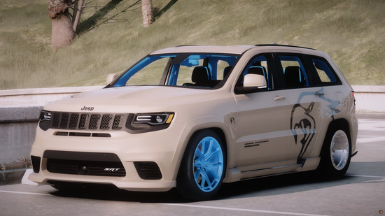 Custom Tuned Drag Spec JEEP Grand Cherokee Trackhawk with Custom Props ...