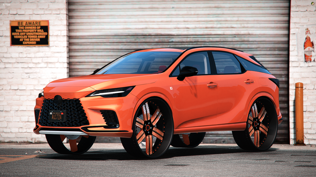 (Debadged) Lexus RX 2024 Rucci Gucci Donk – Fivem Dealership