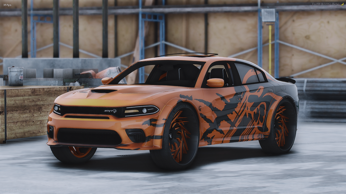 Dodge Charger Hellcat On Amani Forged – Fivem Dealership