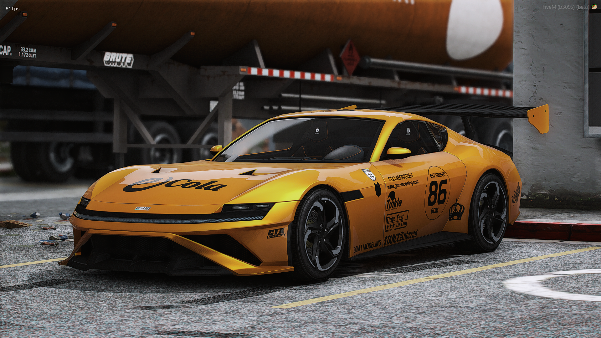 (Lore Friendly) Grotti Stinger 12TT Pack 18 Tuning Parts – Fivem Dealership