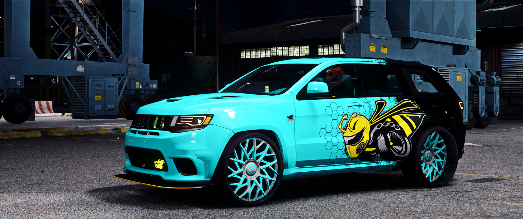 Custom 1320 Scatpack Jeep Grand Cherokee Trackhawk On Forgiatos – Fivem ...