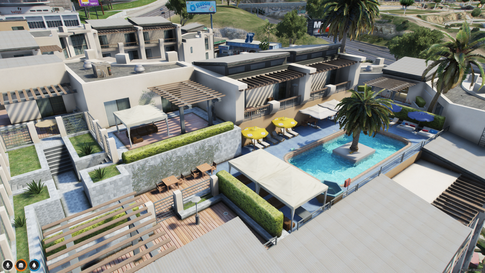 [MLO] Rooftop Pool Bar – Fivem Dealership