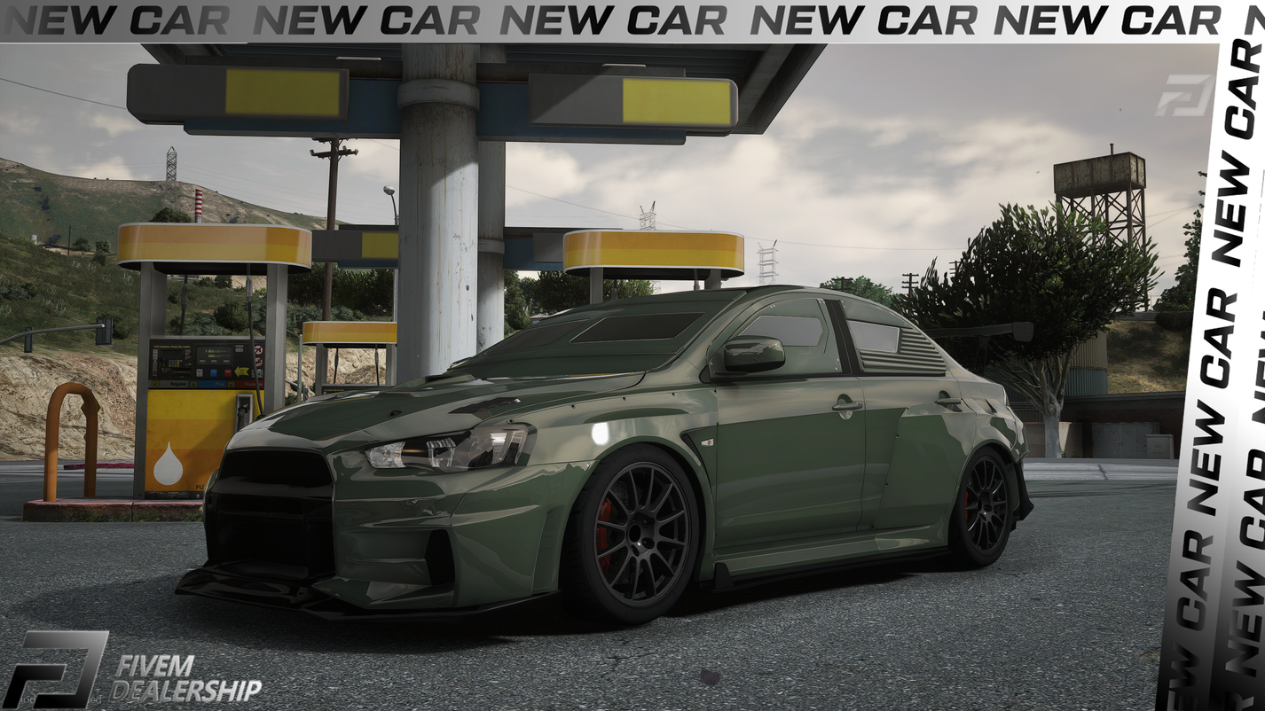 (Debadged) Mitsubishi Armoured Evo – Fivem Dealership