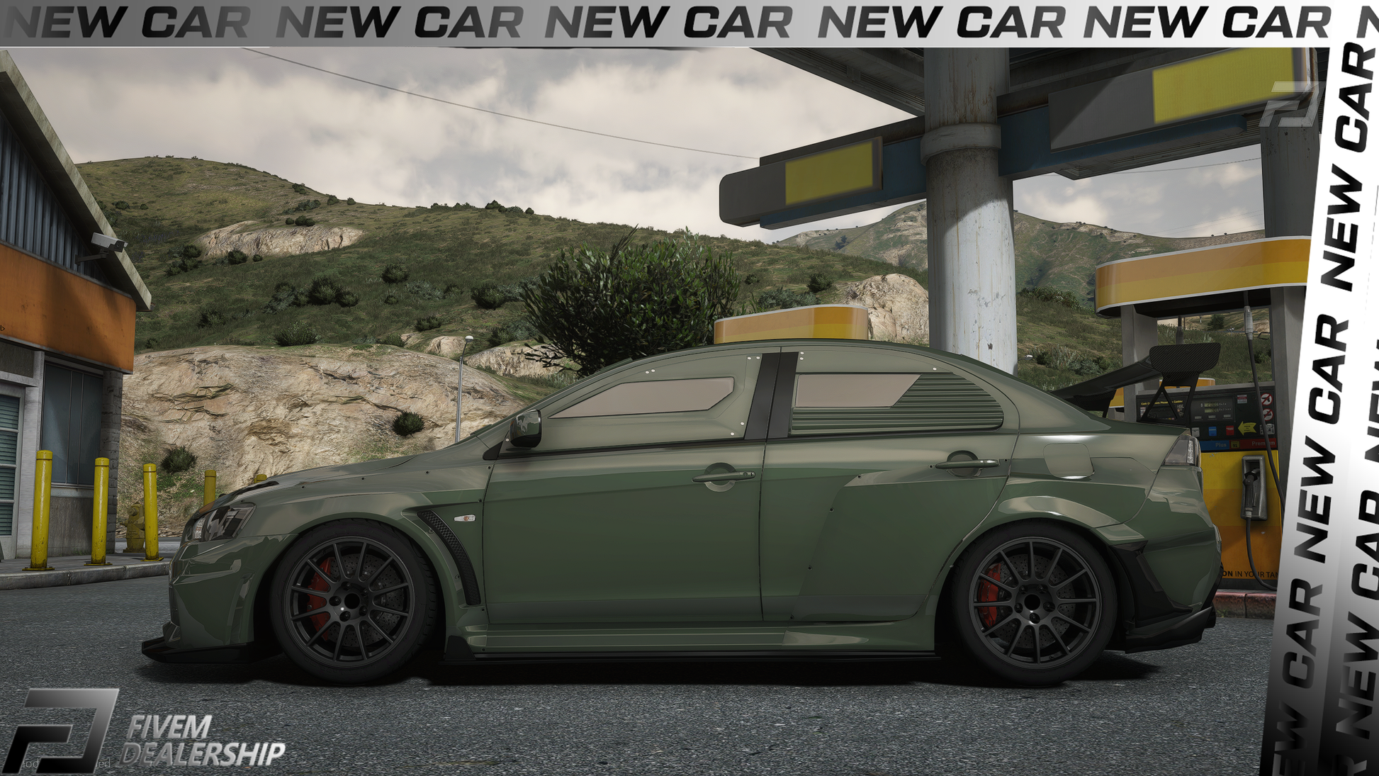 (Debadged) Mitsubishi Armoured Evo – Fivem Dealership