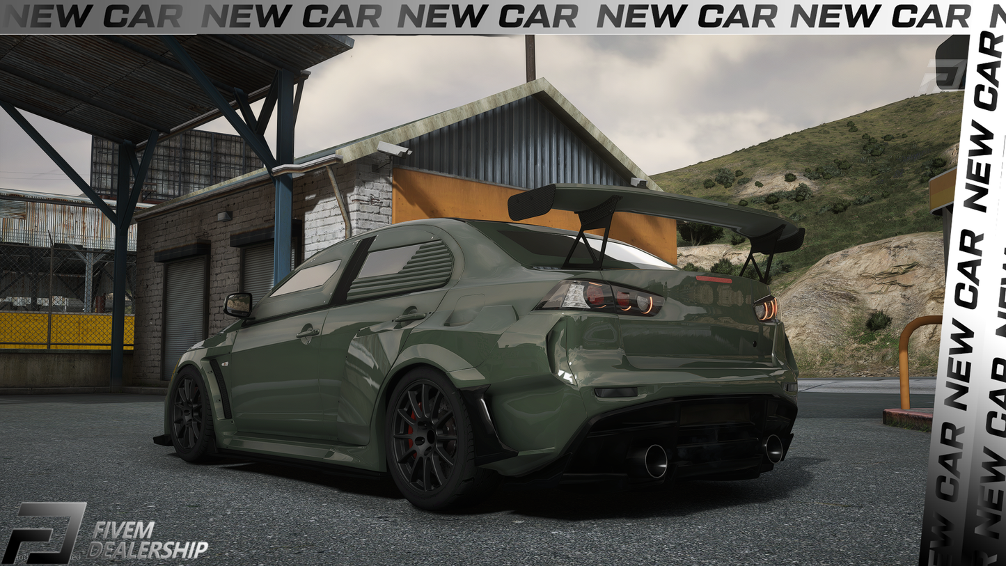 (Debadged) Mitsubishi Armoured Evo – Fivem Dealership