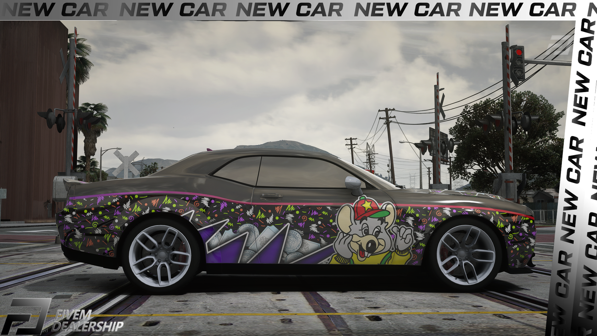 Dodge Challenger Chucky Cheese – Fivem Dealership