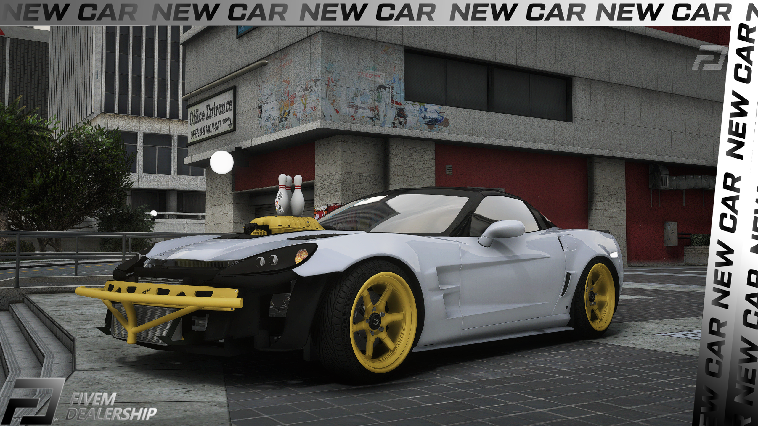 Hellcat Swap Corvette C6 Bowling – Fivem Dealership