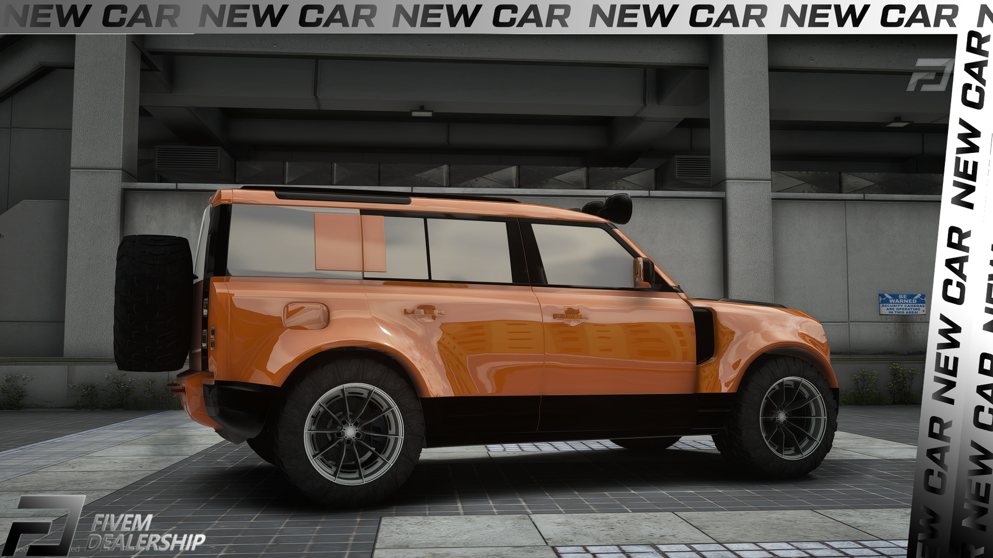 (Debadged) Land Rover Defender 110 KC Raid – Fivem Dealership