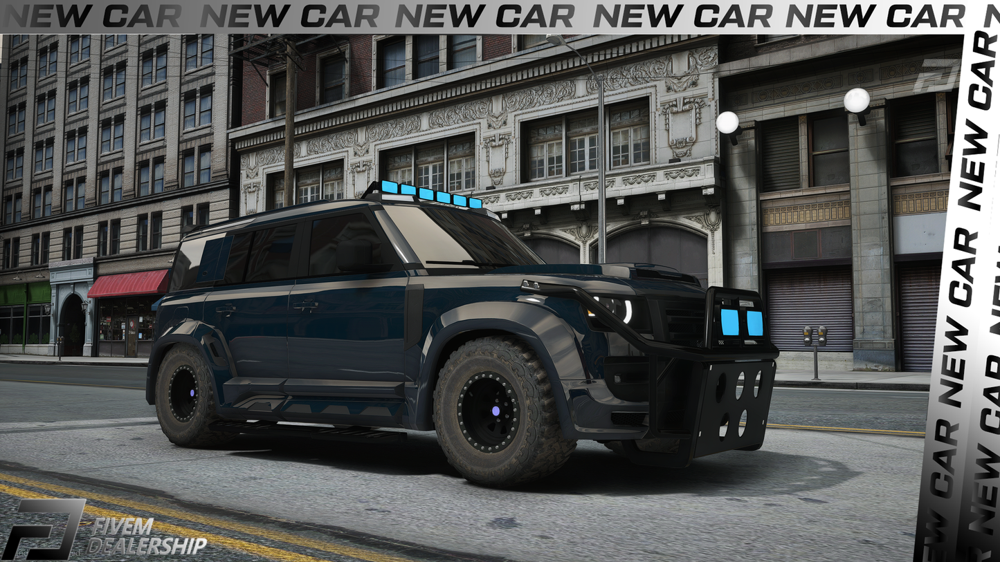 (Debadged) Land Rover Defender Lumma Off-road – Fivem Dealership