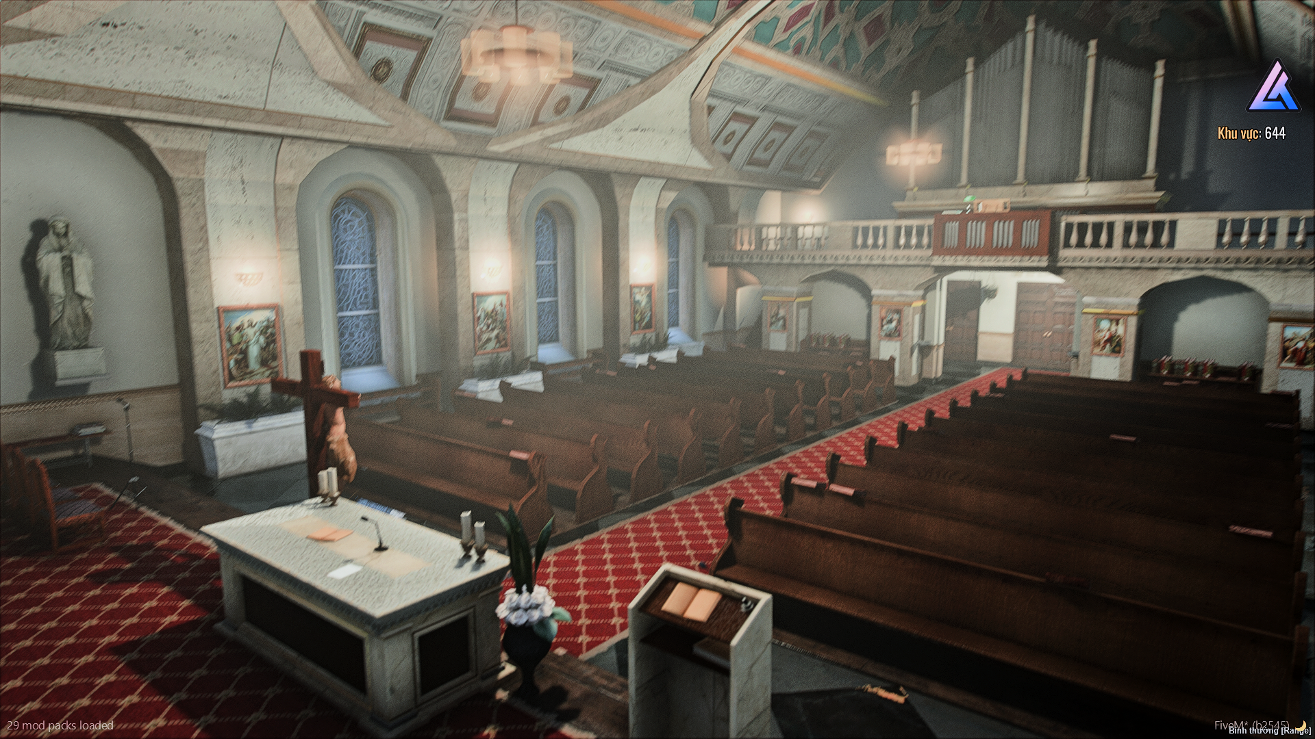 [MLO] Open Interior CHURCH – Fivem Dealership