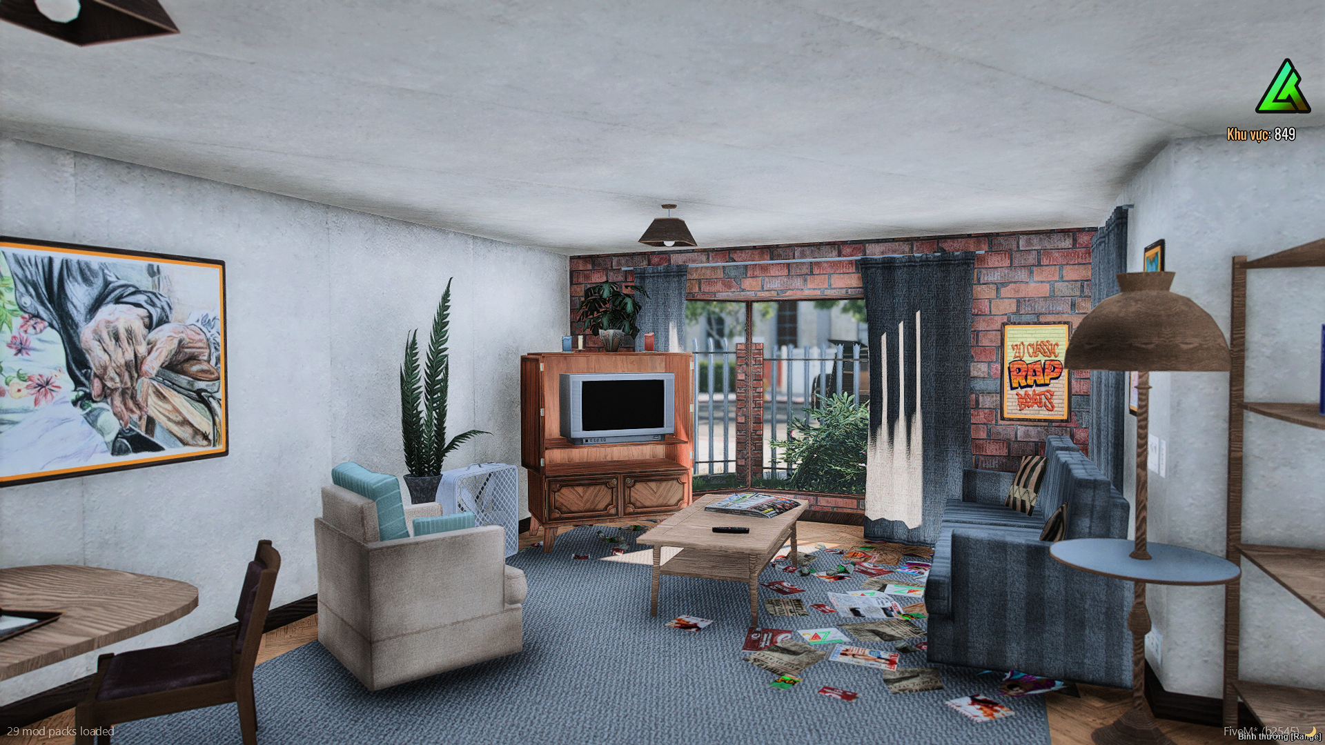 [MLO] Open Interior GANG HOUSE 01 – Fivem Dealership