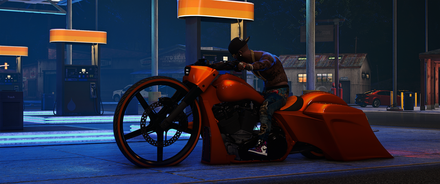 Bike BAGGER 2019 (Debadged) – Fivem Dealership