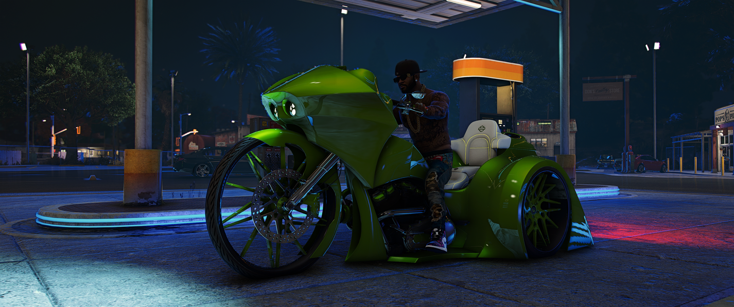 Bike BAGGER TRIKE 2019 (Debadged) – Fivem Dealership