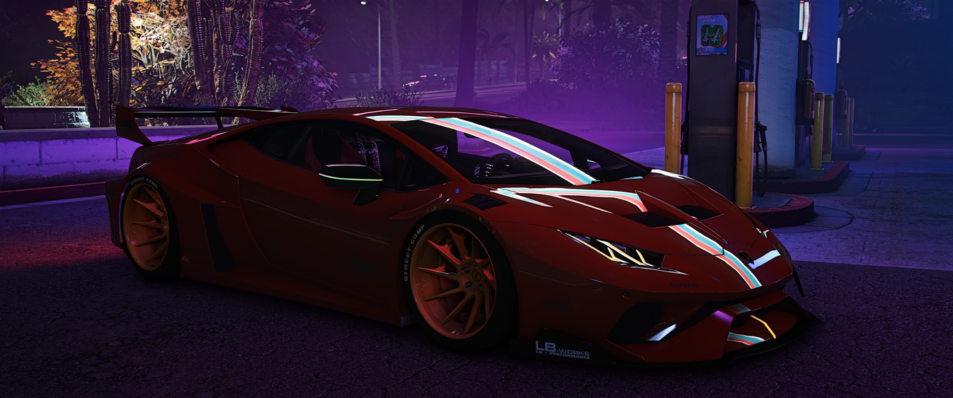 2020 Lamborghini Huracan Liberty Walk Silhouette TwinTurbo [Dinamic RG ...