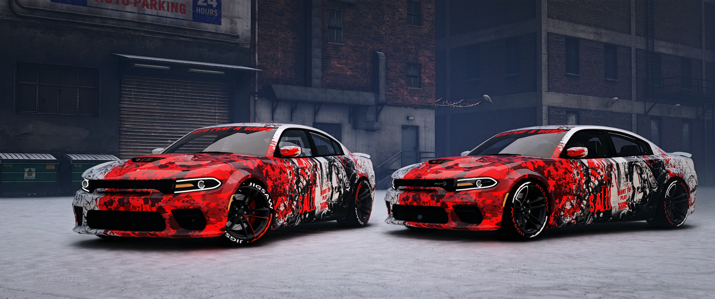 (Debadged and Regular) 2022 Dodge Charger SRT Hellcat – Fivem Dealership