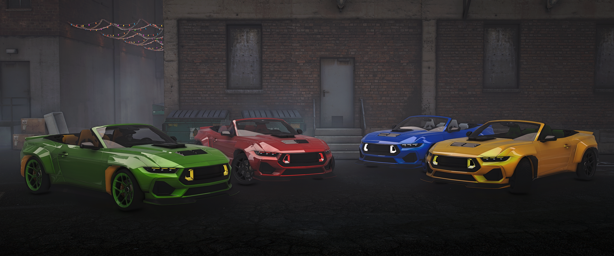 (Debadged) 2024 Ford Mustang RTR SPEC 5 Convertible Pack – Fivem Dealership