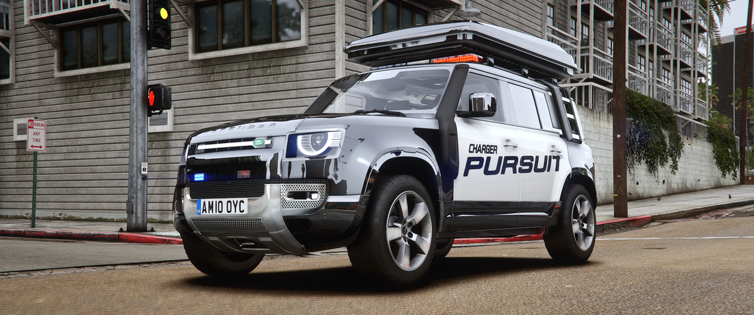 [Non ELS] 2023 Land Rover Defender 110 Police – Fivem Dealership