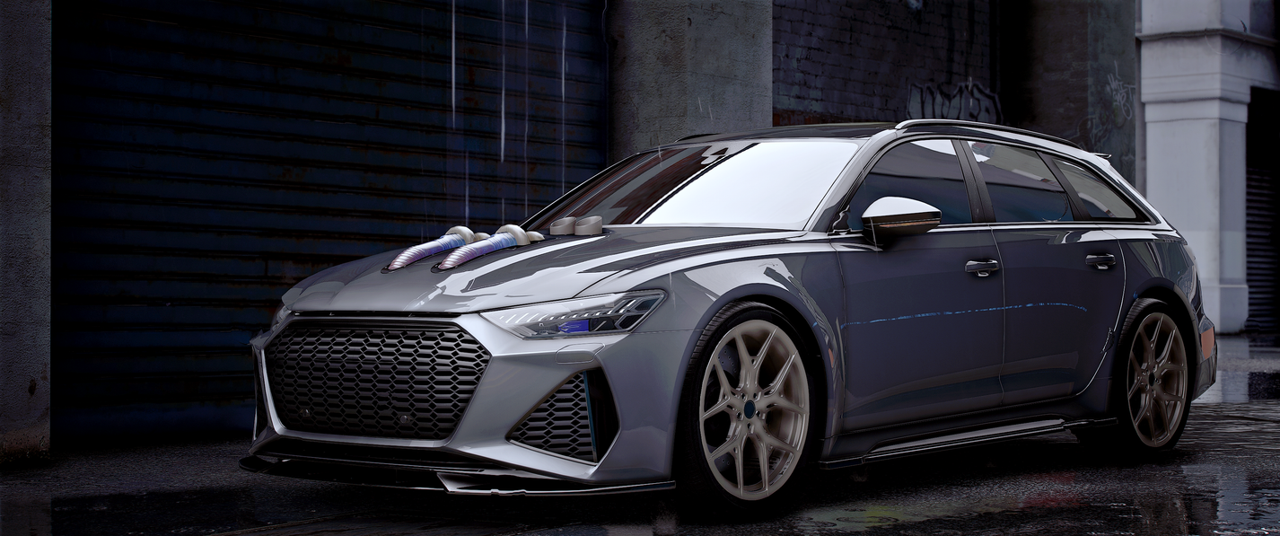 (Debadged) Audi RS6 TwinTurbo DMO DJ – Fivem Dealership