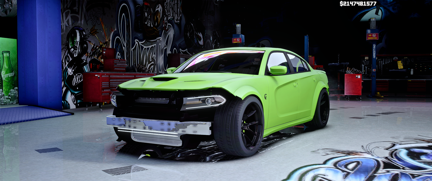 Dodge Charger Green Hell V2 – Fivem Dealership