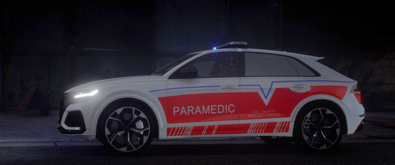 (Debadged) [Non ELS] Audi RSQ8 EMS Medic 2020 – Fivem Dealership