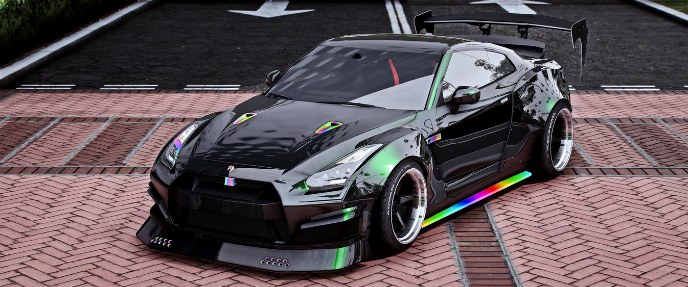 Nissan GTR R35 KRC Japan Kit [Dinamic RGB Lights] – Fivem Dealership
