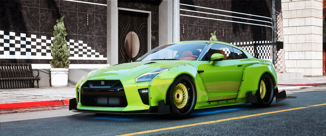 NISSAN GT-R R35 CUSTOM BUDDA – Fivem Dealership
