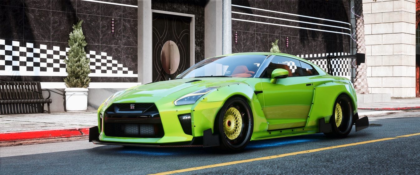 NISSAN GT-R R35 CUSTOM BUDDA – Fivem Dealership
