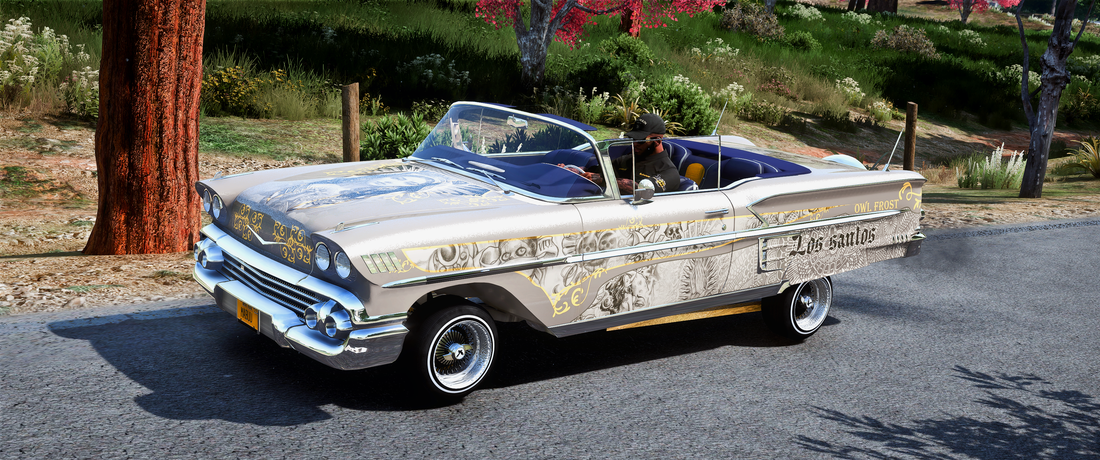 (Debadged) Chevy Impala 1958 Lowrider – Fivem Dealership