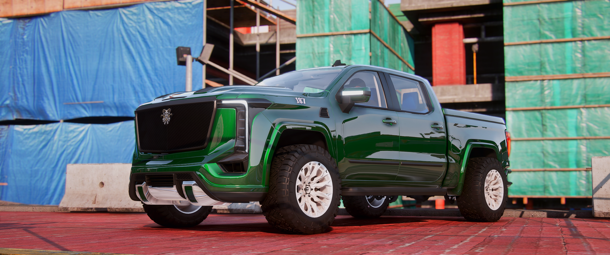 (Debadged) GMC Sierra Cadillac Faceswap – Fivem Dealership