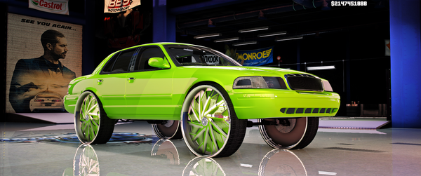 (Debadged)D10 VICTORIA DUB SIK VIK ON 32s DONK – Fivem Dealership