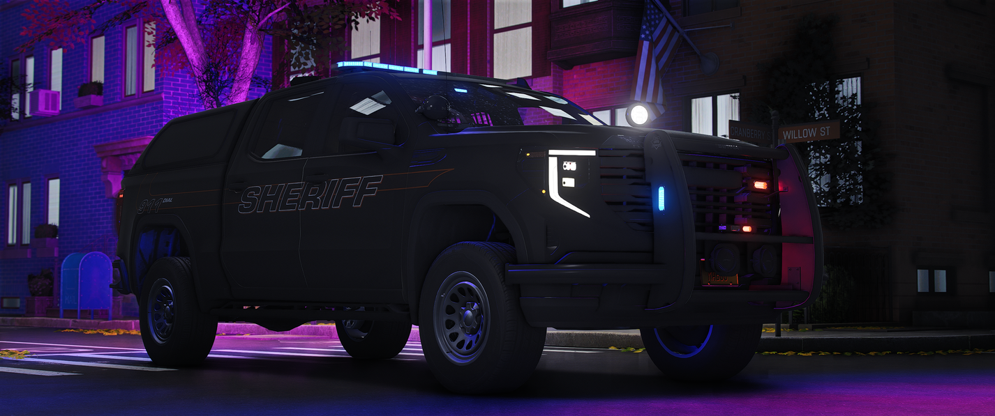 (Debadged)[Non ELS] GMC Sierra Police 2024 – Fivem Dealership