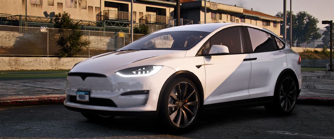 (Debadged & Lore) 2024 Tesla Model X Plaid v2.0 – Fivem Dealership