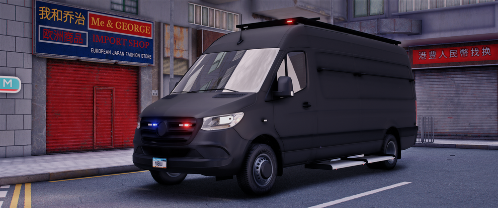 (Debadged) [Non ELS] Mercedes Sprinter SWATVAN – Fivem Dealership