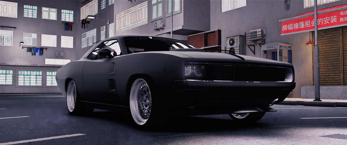 (Debadged) 2022 Dodge Challenger Retro mod – Fivem Dealership