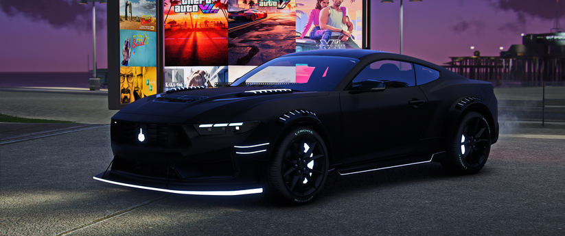(Debadged) 2024 Ford Mustang Dark Horse Custom – Fivem Dealership
