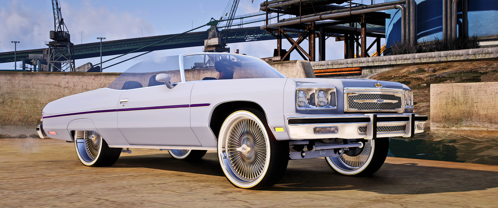 Chevy Caprice Vert Donk 1975 – Fivem Dealership