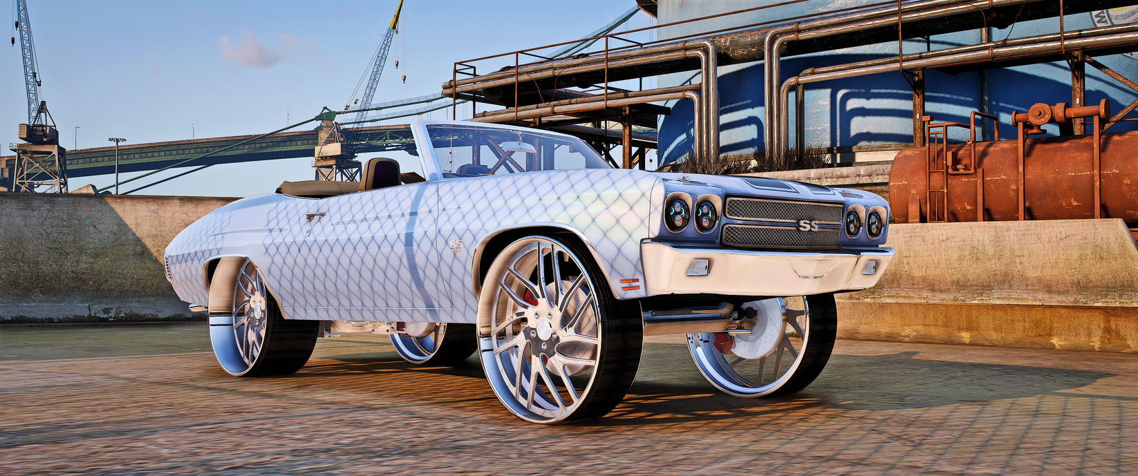 Chevy Chevelle Vert Donk 1970 [Animation Roof] – Fivem Dealership