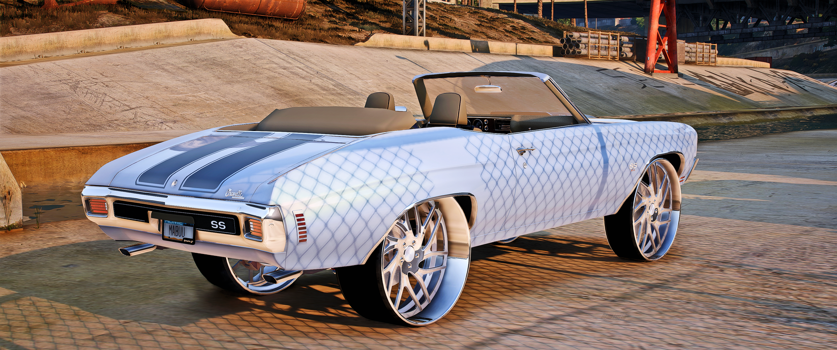 Chevy Chevelle Vert Donk 1970 [Animation Roof] – Fivem Dealership