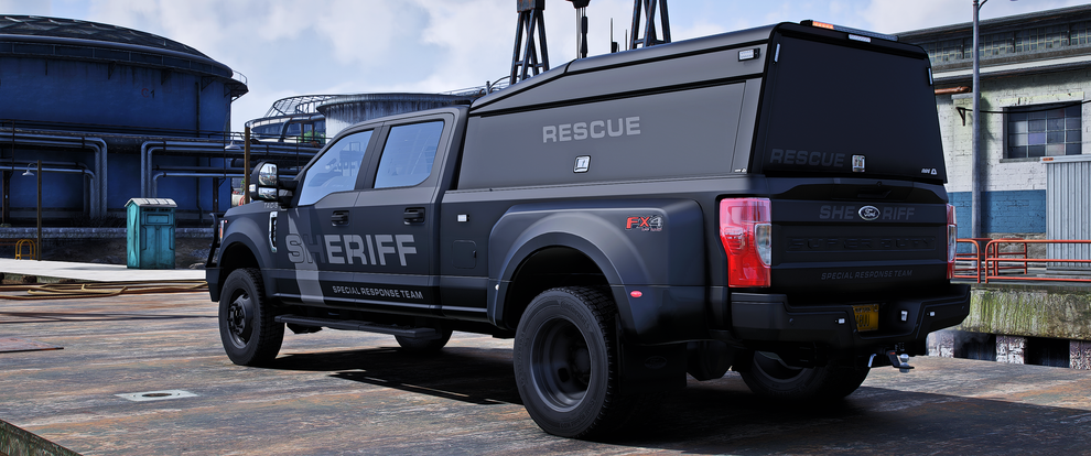 [Non ELS] Ford F350 Swat Patrol truck – Fivem Dealership