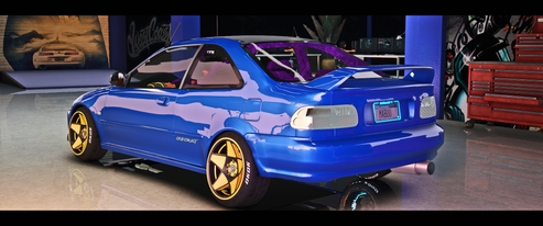 STANCED 1994 HONDA EEJAY COUPE – Fivem Dealership