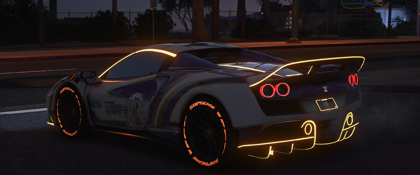 (Debadged) 2020 Ferrari F8 Spider Novitec Widebody Luffy Gear 5 [Auto ...