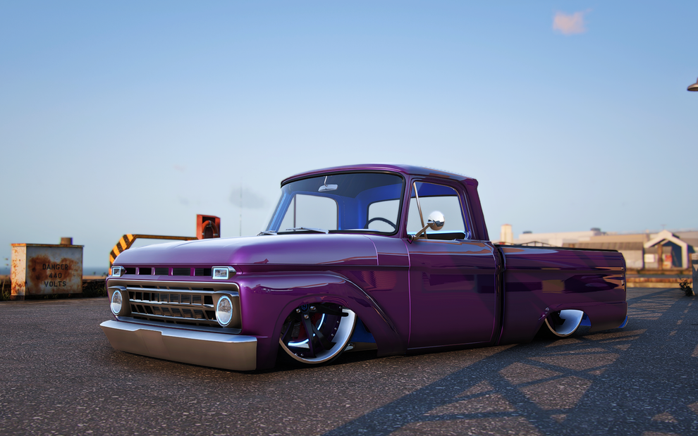 (Debadged) Ford F100 FHUNNIT 1965 – Fivem Dealership