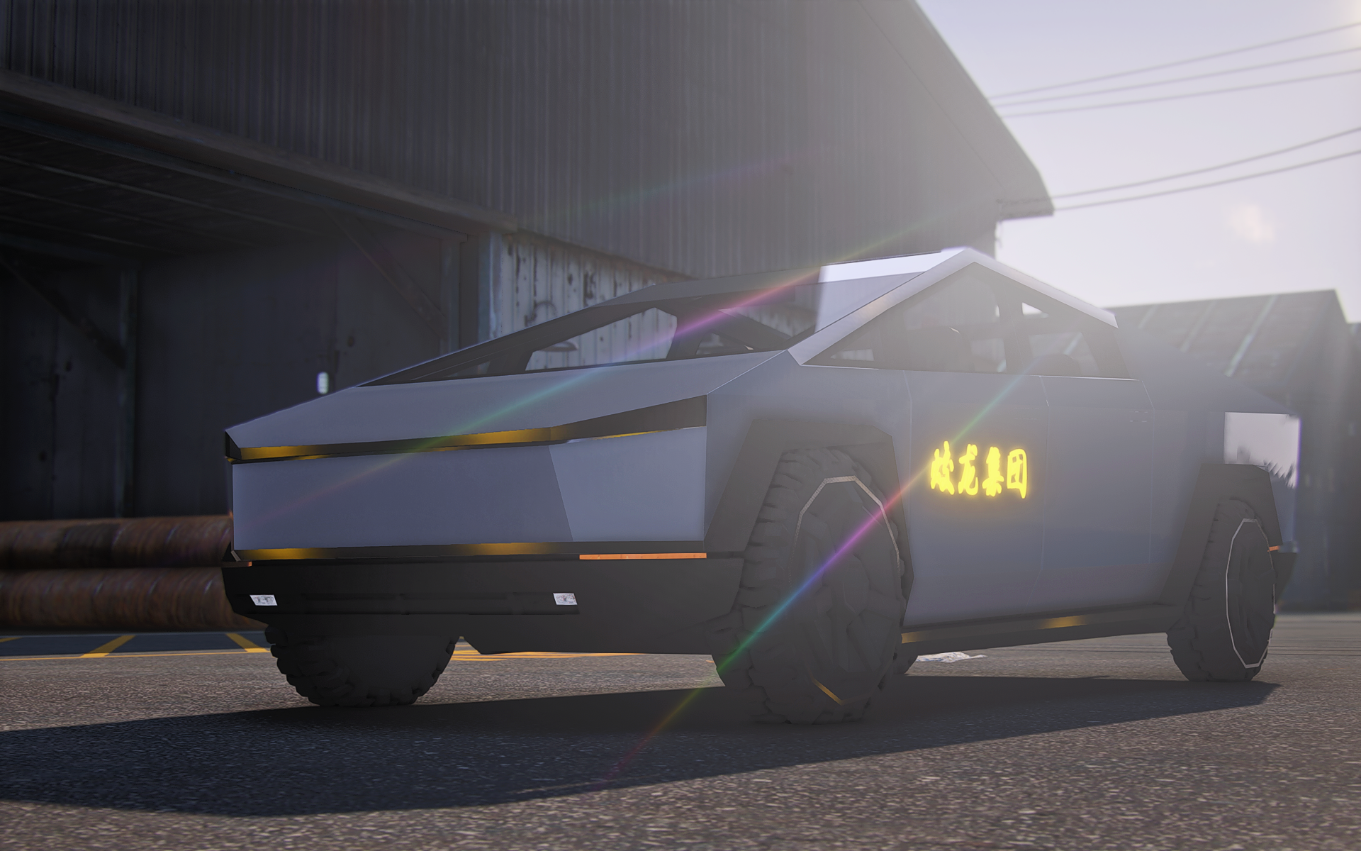 (Debadged) Cyber Truck [Dinamic Lights] – Fivem Dealership