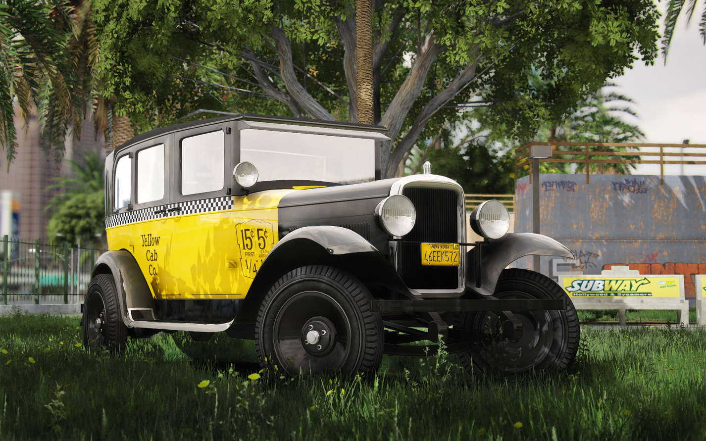 1930 GMC Model 6 Taxi – Fivem Dealership