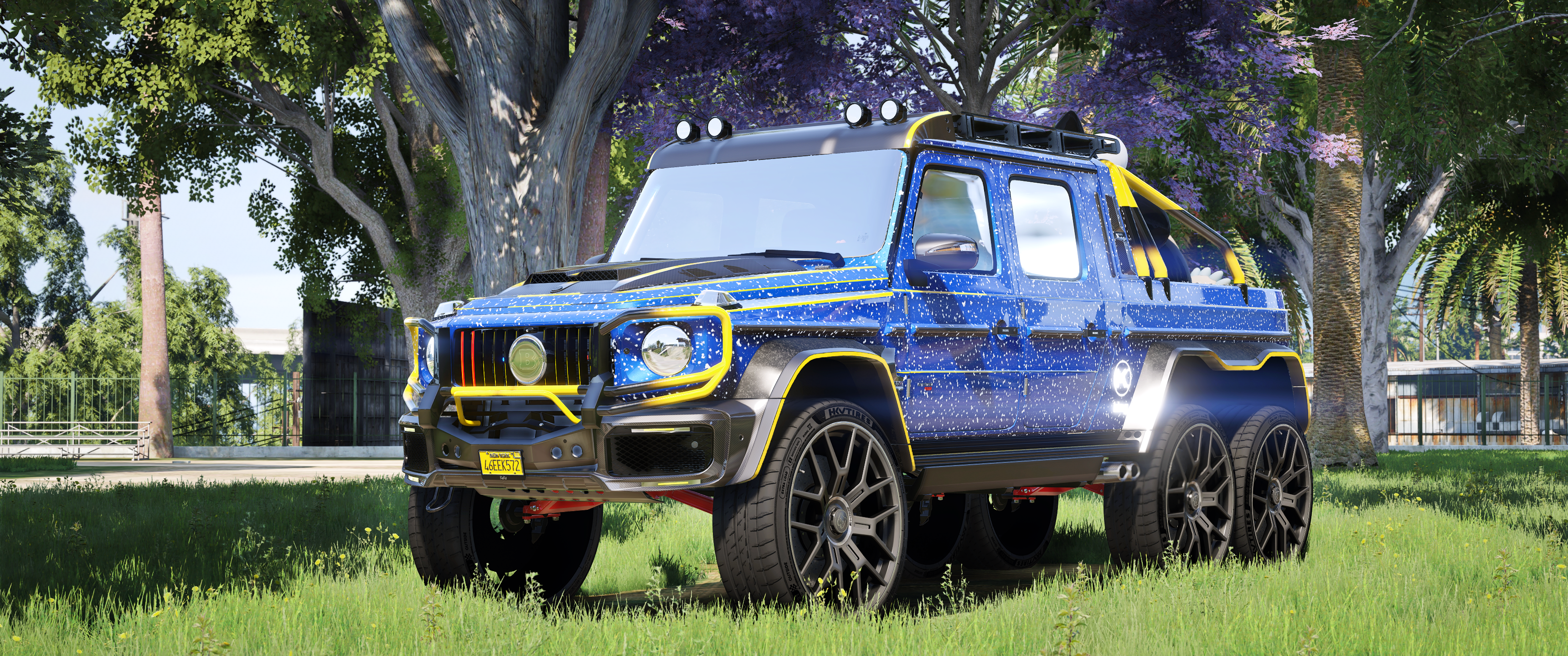 Mercedes G Brabus XLP800 6x6 [Dinamic lights] – Fivem Dealership