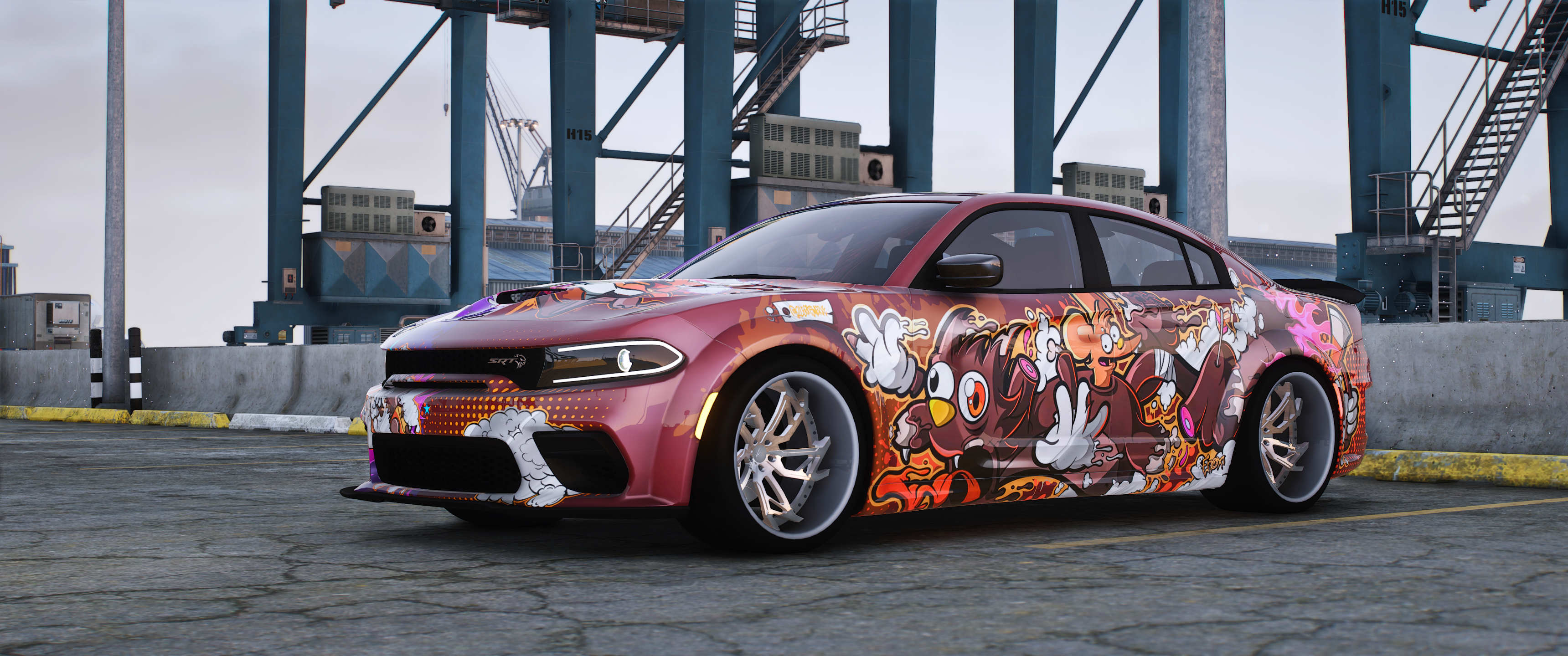 Dodge Charger Custom Livery – Fivem Dealership
