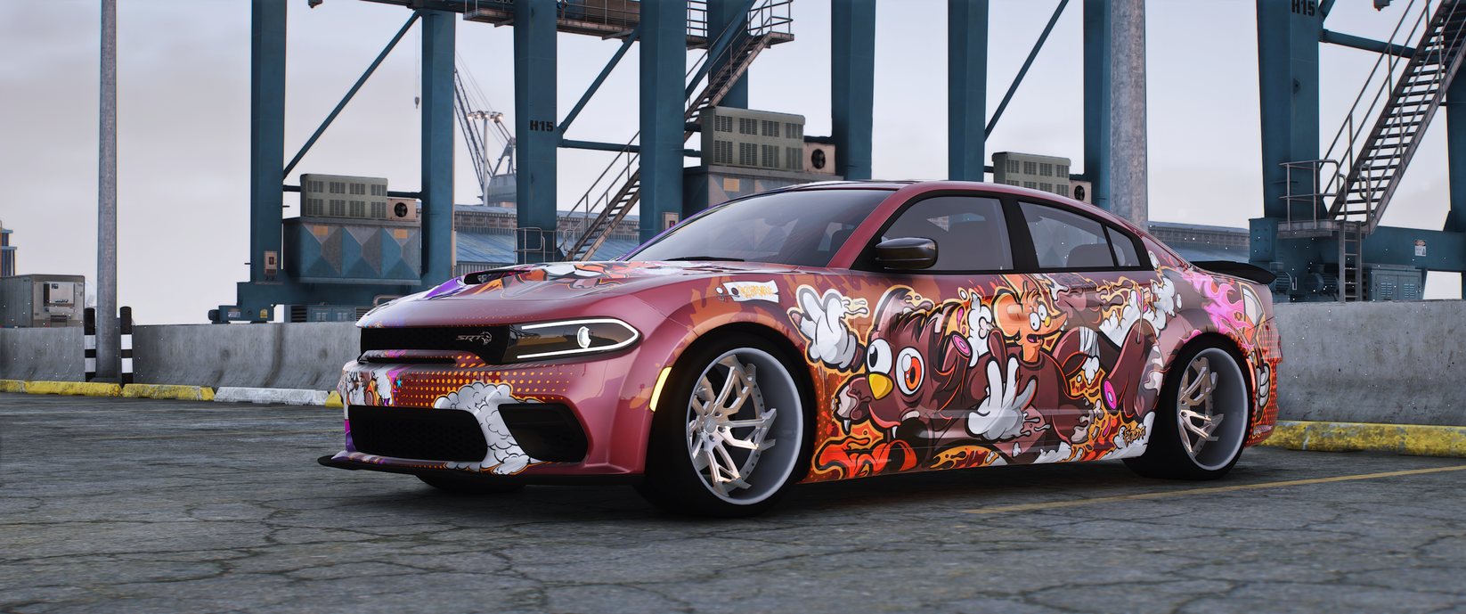 Dodge Charger Custom Livery – Fivem Dealership