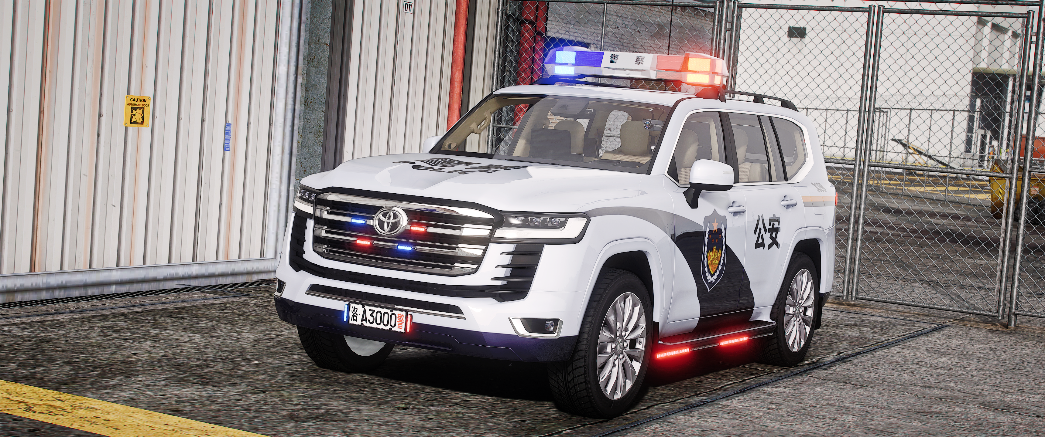 [ELS] 2022 Toyota Land Cruiser 300 Police Edition – Fivem Dealership