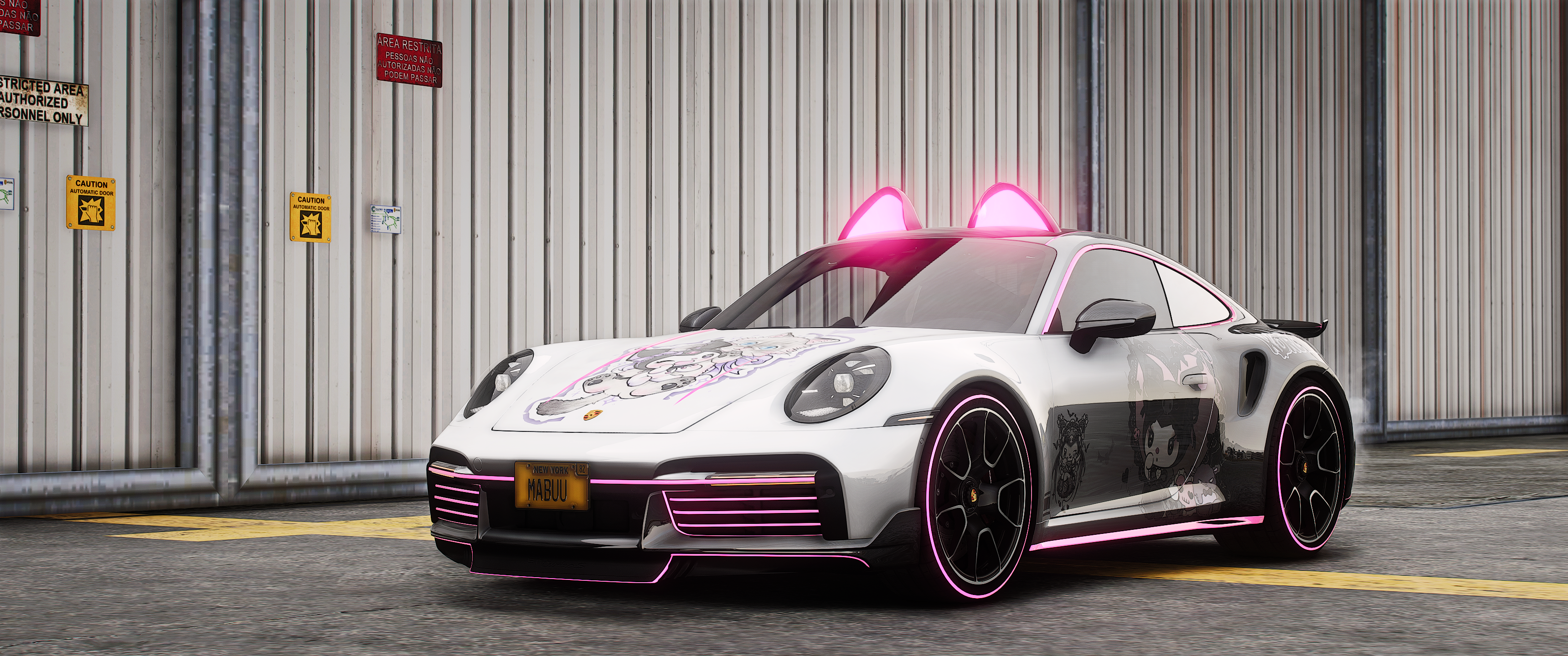 Porsche Turbo-S 911 Kuromi [Dinamic Lights] – Fivem Dealership